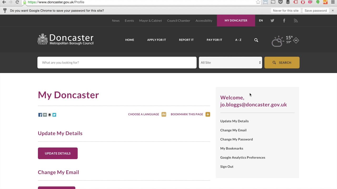 How to: Register for a My Doncaster ID