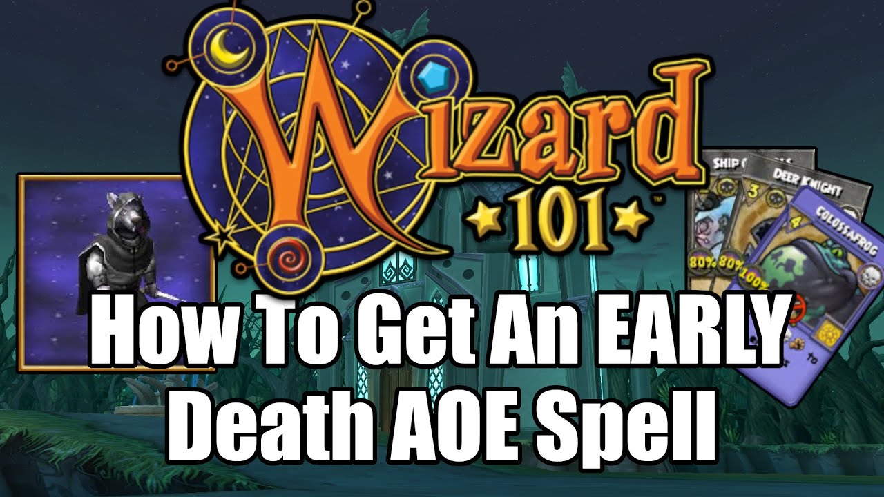 How To Get An EARLY LEVEL Death AOE in Wizard101 (Console + PC)