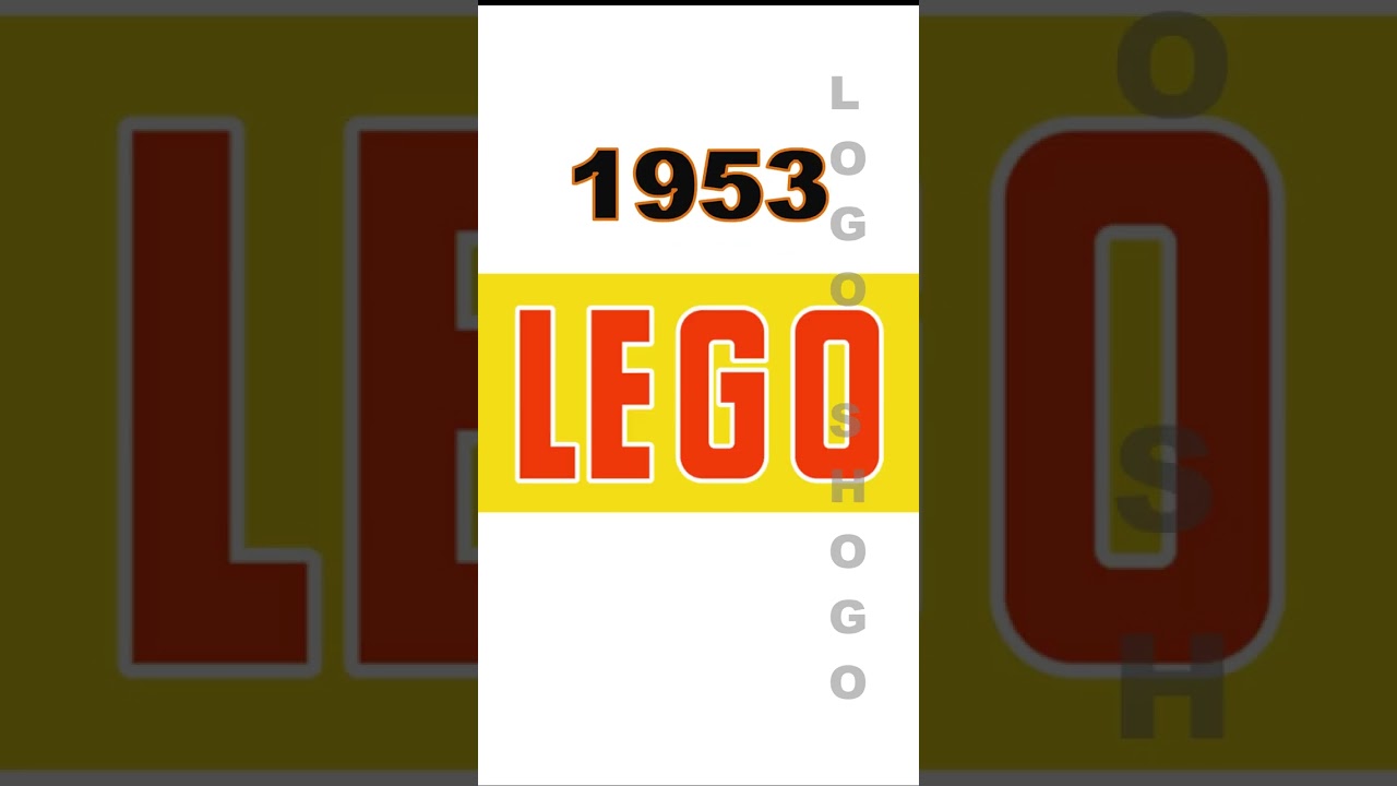 Lego Logo Evolution #lego #evolution #shorts #viralvideo