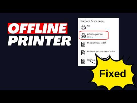 My Printer is Offline How do I Turn it Online - Step by Step