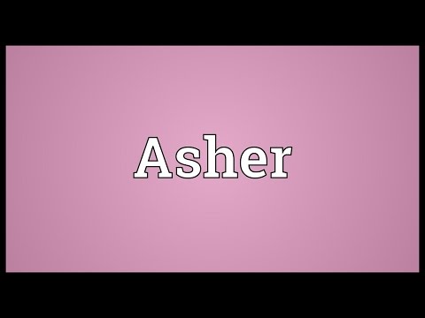 Asher Meaning