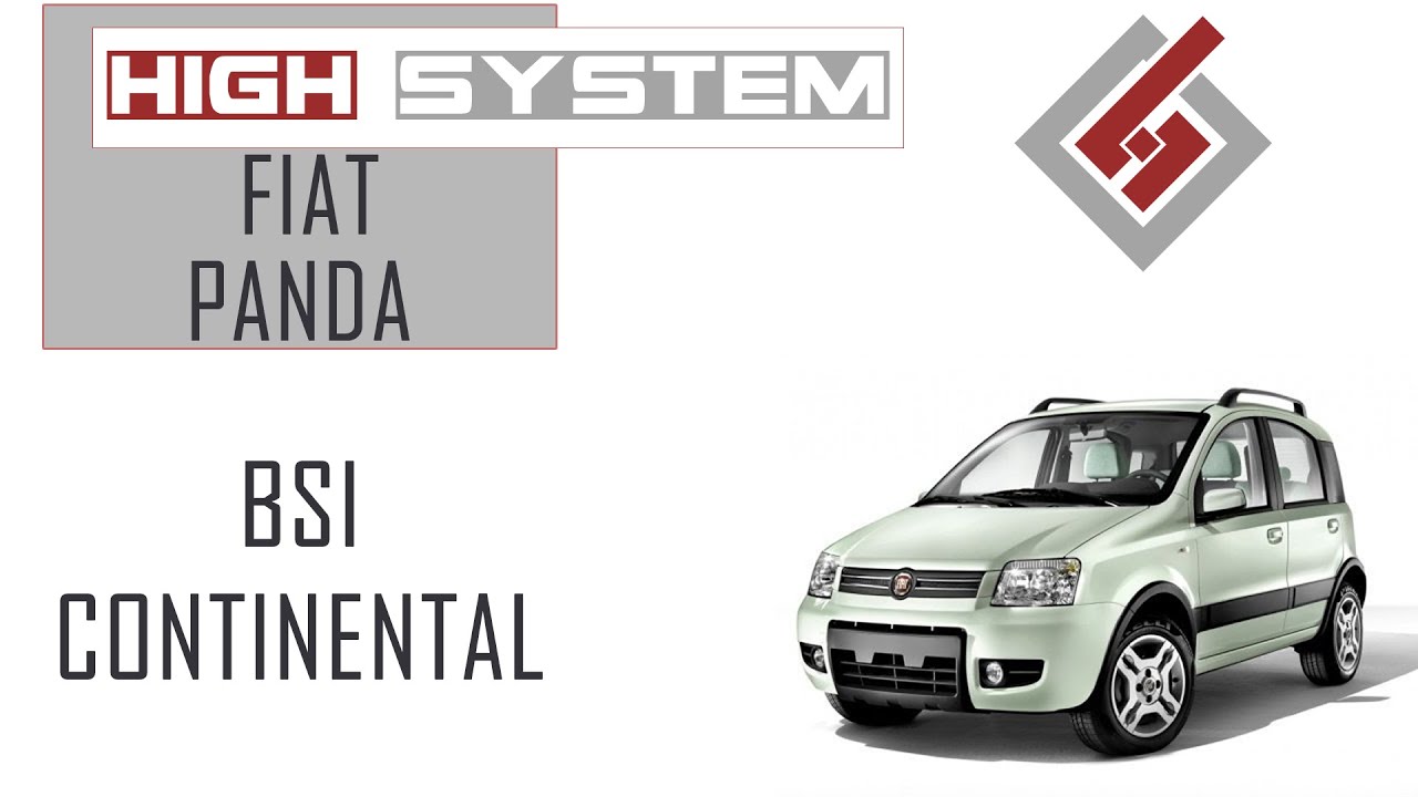 Read PIN CODE BSI FIAT PANDA II