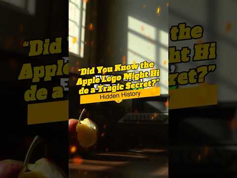 “Did You Know the Apple Logo Might Hide a Tragic Secret?” #hiddenhistory