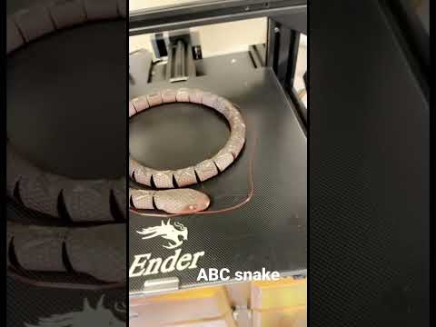 3d printed articulating snake