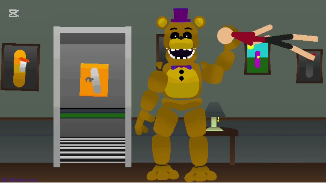 FNAF 4 THE BrOkEn stick nodes animation