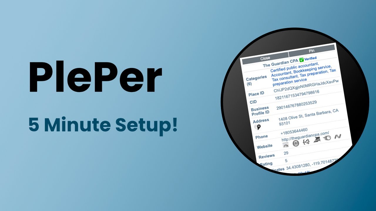 Pleper Setup Video 2025