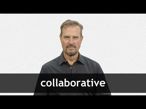 How to pronounce COLLABORATIVE in American English
