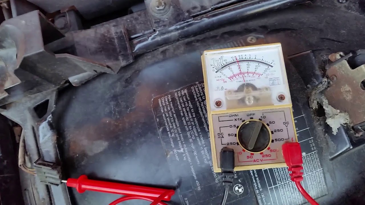 BMW R1100RT Reading motronic fault codes