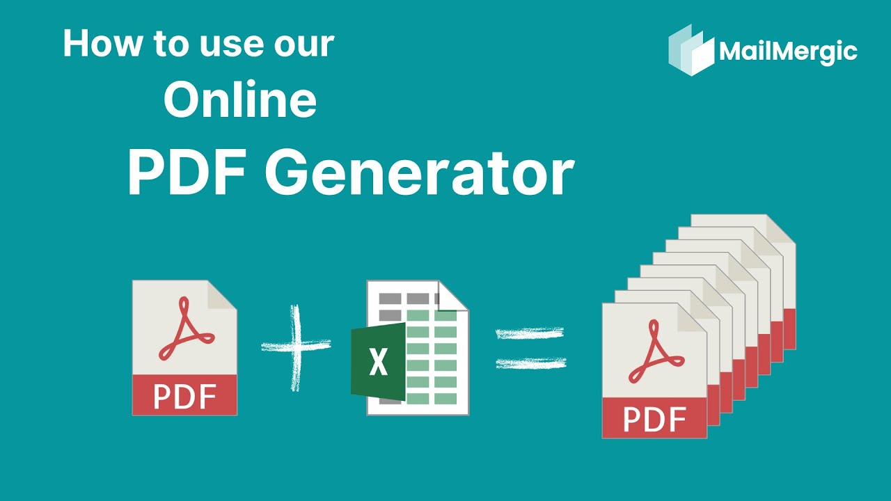 🔥 Best PDF Generator Online – Create Personalized PDFs in Seconds with MailMergic!