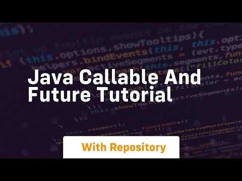 java callable and future tutorial
