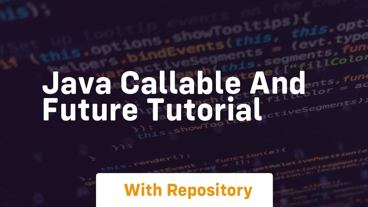 java callable and future tutorial