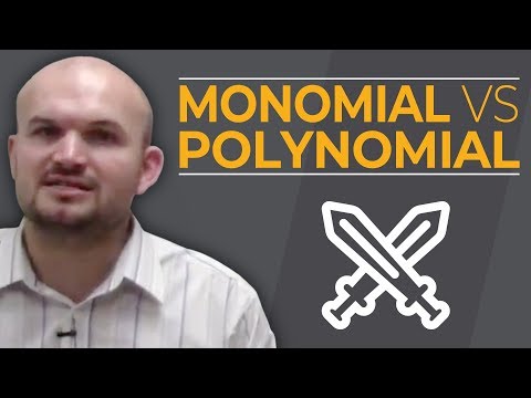 What is the definition of a monomial and polynomials with examples