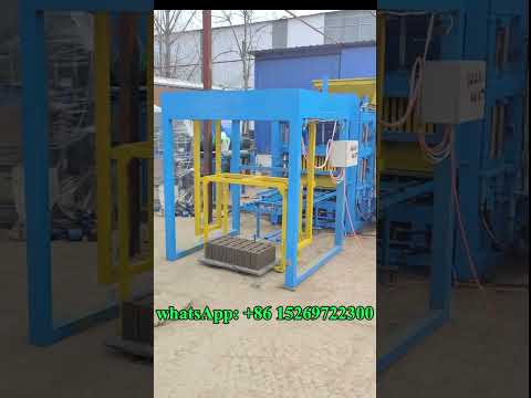 German Technology Construction Equipment Full Automatic Concrete BrickBlock Making Machine