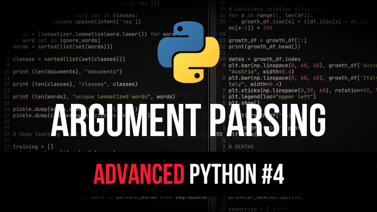 Argument Parsing - Advanced Python Tutorial #4