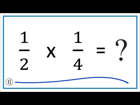 1/2 times 1/4 (One-Half multiplied by One-Fourth)
