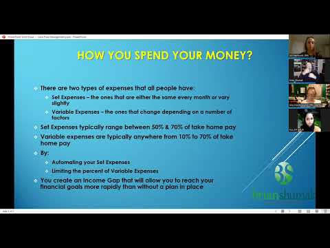 Financial Services Webinar #1: Cash Flow Management