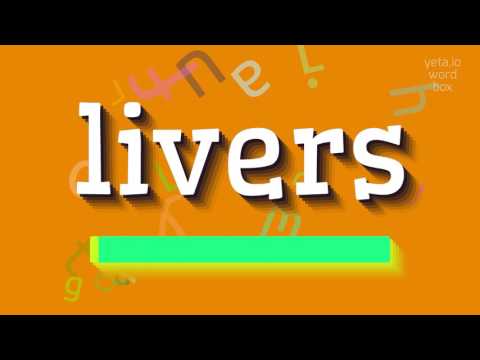 How to say "livers"! (High Quality Voices)