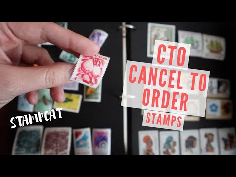 CTO (Cancel to Order) Stamps - Should They Stay or Should They Go? #philately