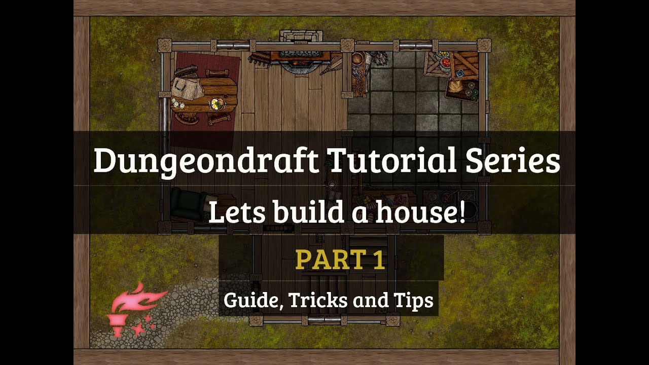 DungeonDraft Tutorial - Let's build a home! Part 1: Textures & Layout.