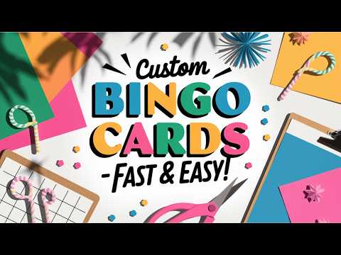 How to Make Custom Bingo Cards for Your Next Event - Fast & Easy!