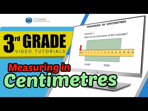 3rd Grade Math Tutorials: Measuring in Centimetres