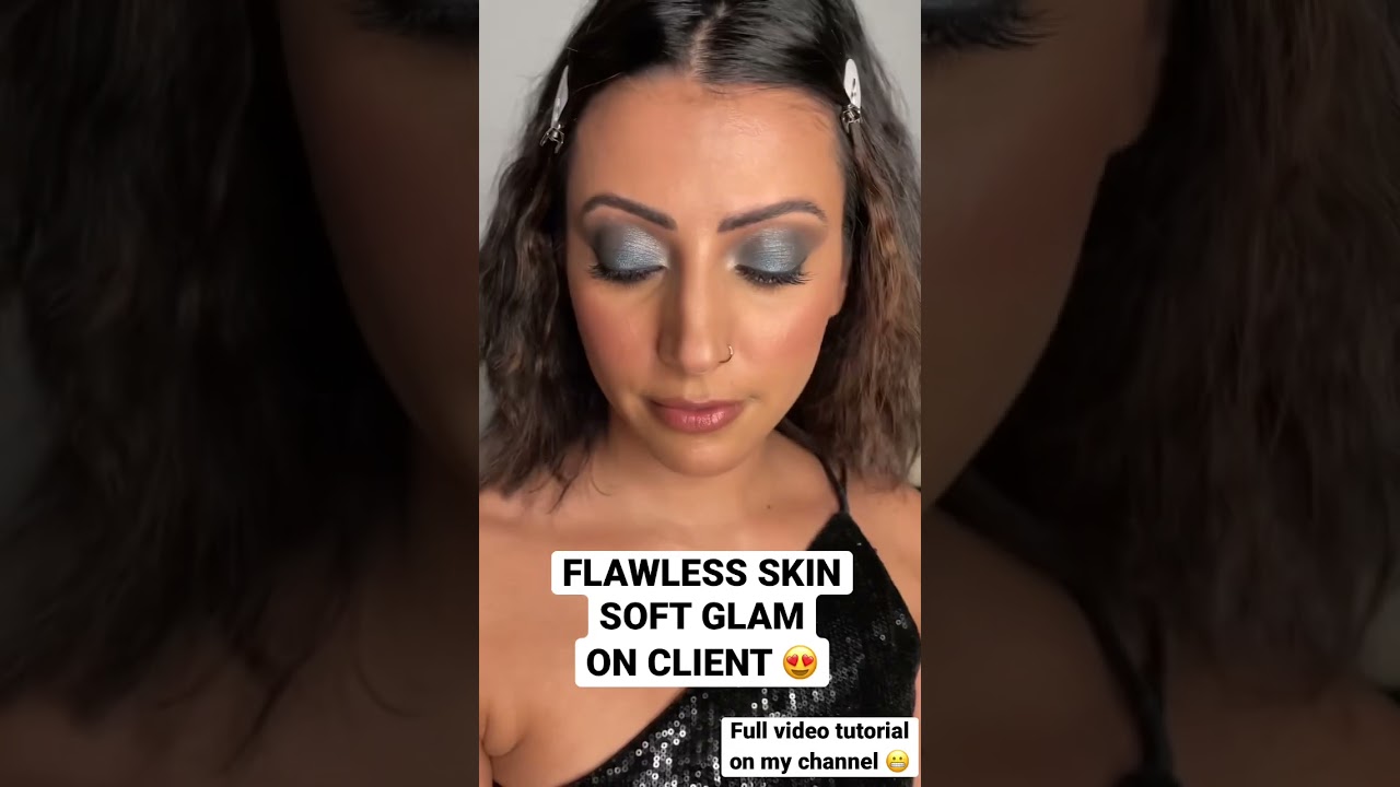 Flawless soft glam makeup on my client #makeupartist #clientmakeup #softglam #makeuptutorials