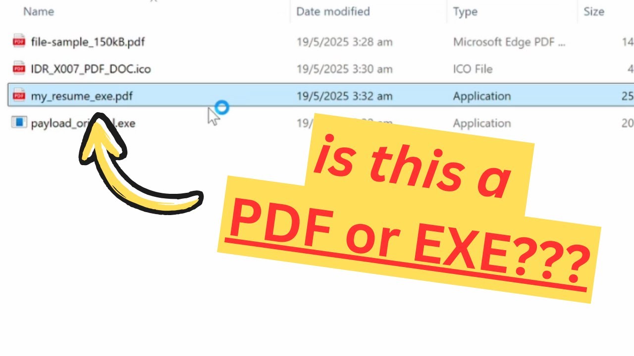 Social Engineering - Disguise EXE Malware as a PDF Document (Resource Hacker)