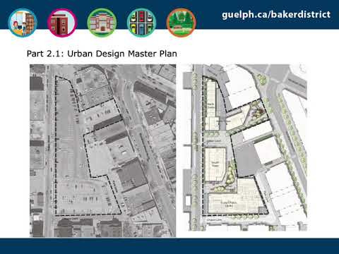 Urban Design Master Plan report overview for the Baker District redevelopment