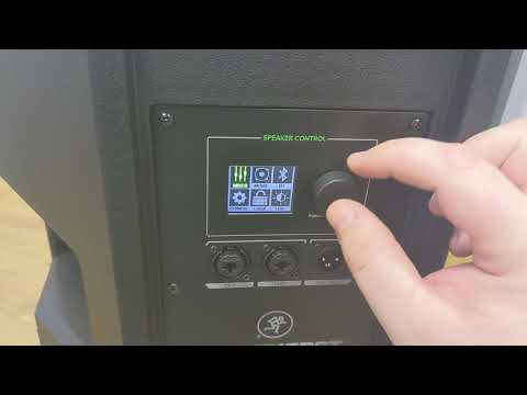 Connect your phone through bluetooth to the Mackie 15BST