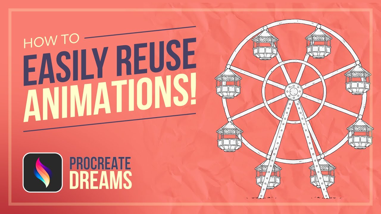Easily reuse animated elements in Procreate Dreams