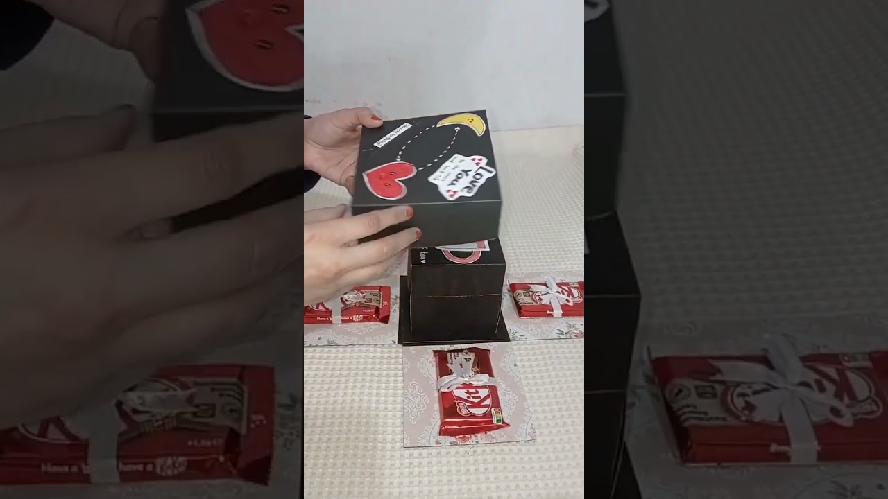 3 Layers chocolate gift box #giftbox #chocolategiftbox #chocolateboxes #smallbusiness #daraz
