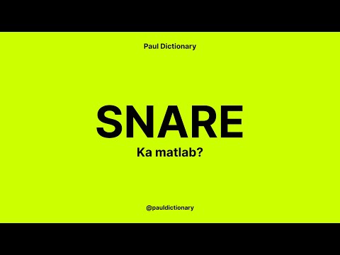 snare Meaning in Hindi/Urdu | Meaning of snare | snare ka matlab? | snare क्या है?