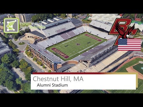 Alumni Stadium (Chestnut Hill) | Boston College Eagles | Google Earth | 2016