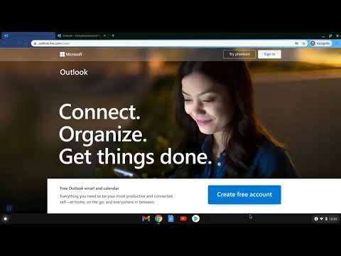 Sign up for an email account: Hotmail Outlook