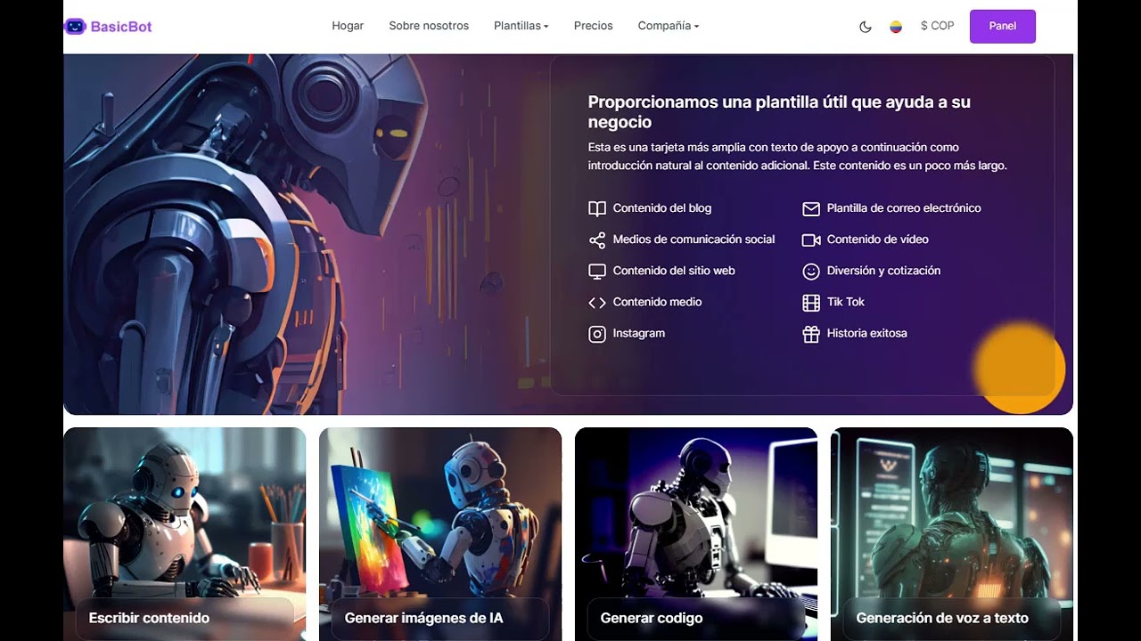 Caracteristicas Basicbot 2