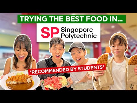 Trying BEST food in Singapore Poly! *RECOMMENDED BY STUDENTS*