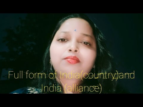 Full form of India (country and alliance)