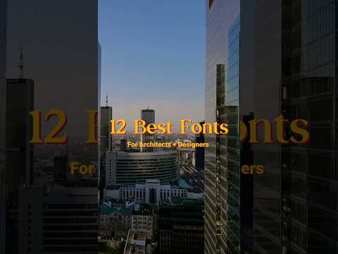 The BEST Fonts to Use in Your next presentation. ✨🫶 #design #architecture #designer #font #free