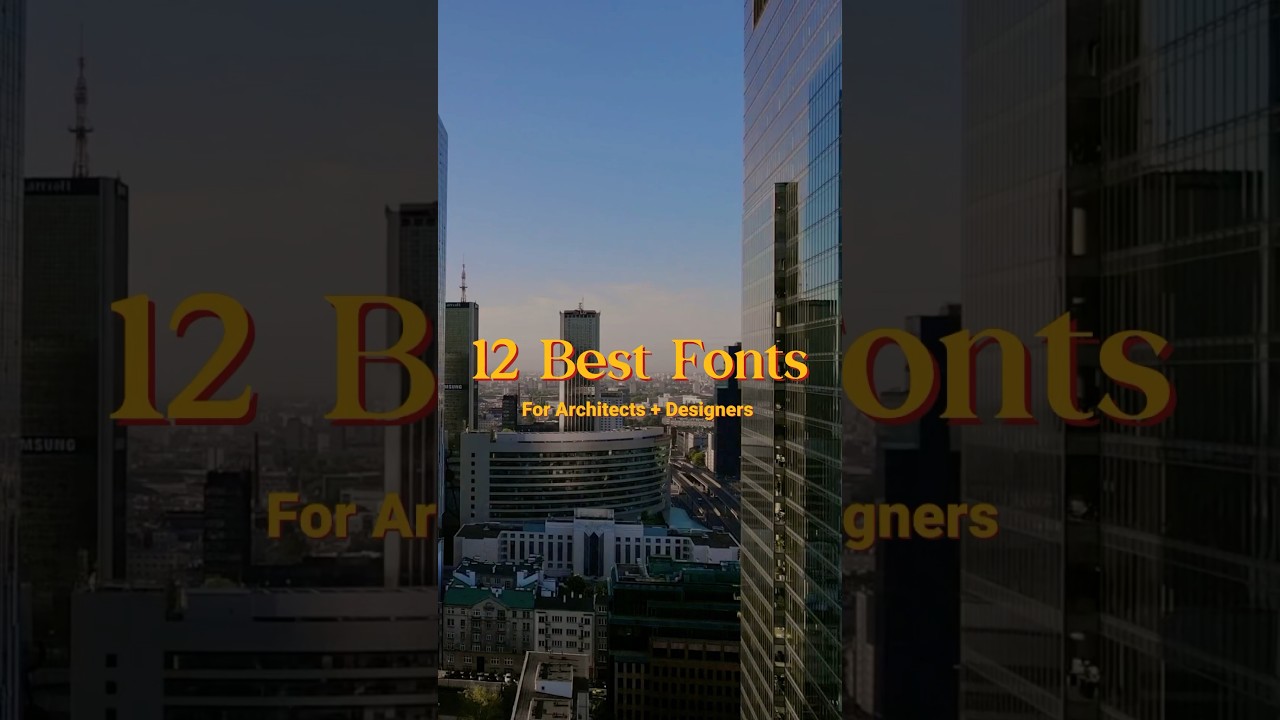 The BEST Fonts to Use in Your next presentation. ✨🫶  #design  #architecture  #designer #font #free