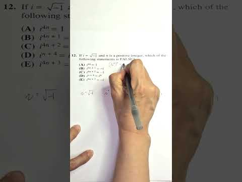 SAT Subject Math Test4 Q12 #maths #satexam #subjectmaths #mathematics #satsubjecttest