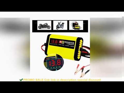 12V 2A Car Battery Charger LED Display 100-240V EU US Smart Car Motorcycle Charger for Auto Motorcyc