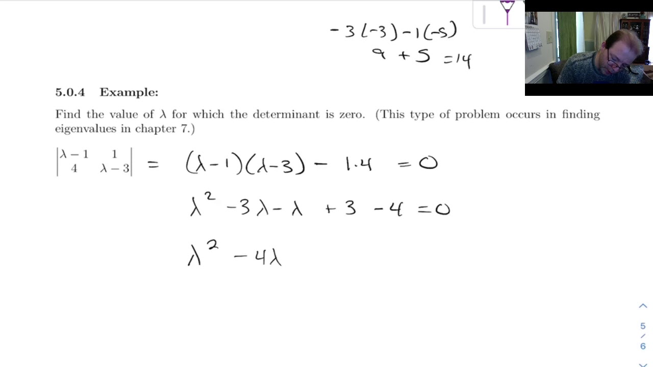 a3 1 7 solve for lambda