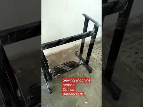 Sewing machine stands in black color