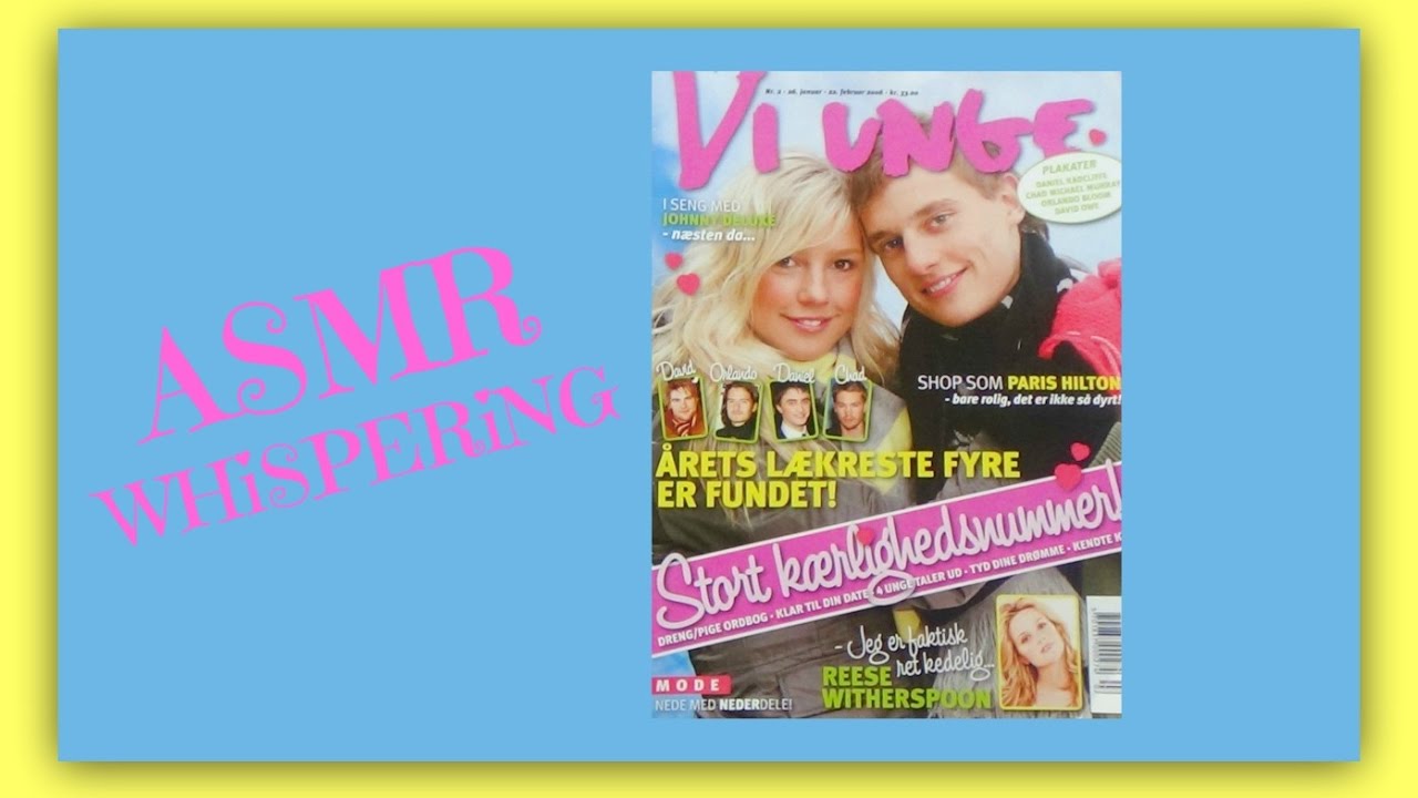 ASMR Magazines | Vi Unge from Jan-Feb. 2006 (Whispering: English)