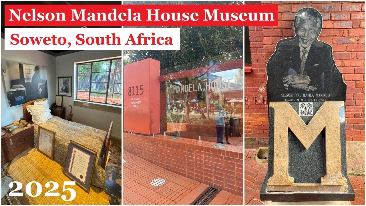 Inside Nelson Mandela House Museum 8115, Soweto, South Africa – A Walk Through History #263