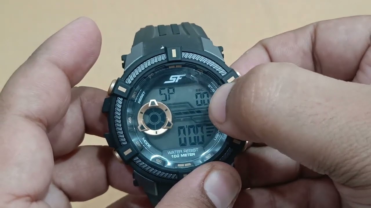 Stop Watch Feature Review in 2 Different Sonata Sf Watch #fullpackage