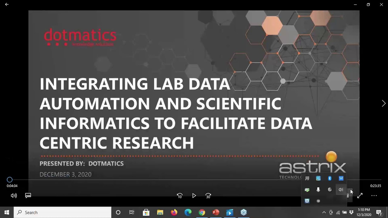 On Demand Webinar with Astrix and Dotmatics