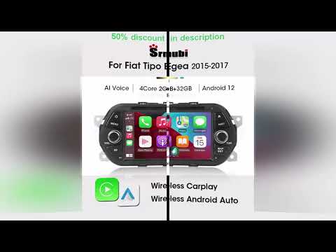 Latest Products You Must Know! Srnubi 7" Android 12 2Din Carplay Auto Car Radio for FIAT Tipo Eg