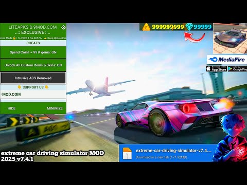 extreme car driving SIMULATOR update, v.7.4.1 MOD 2025 VIP UNLIMITED 😍 Download Link