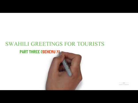 Learn Swahili: SAYING GOODBYE IN SWAHILI